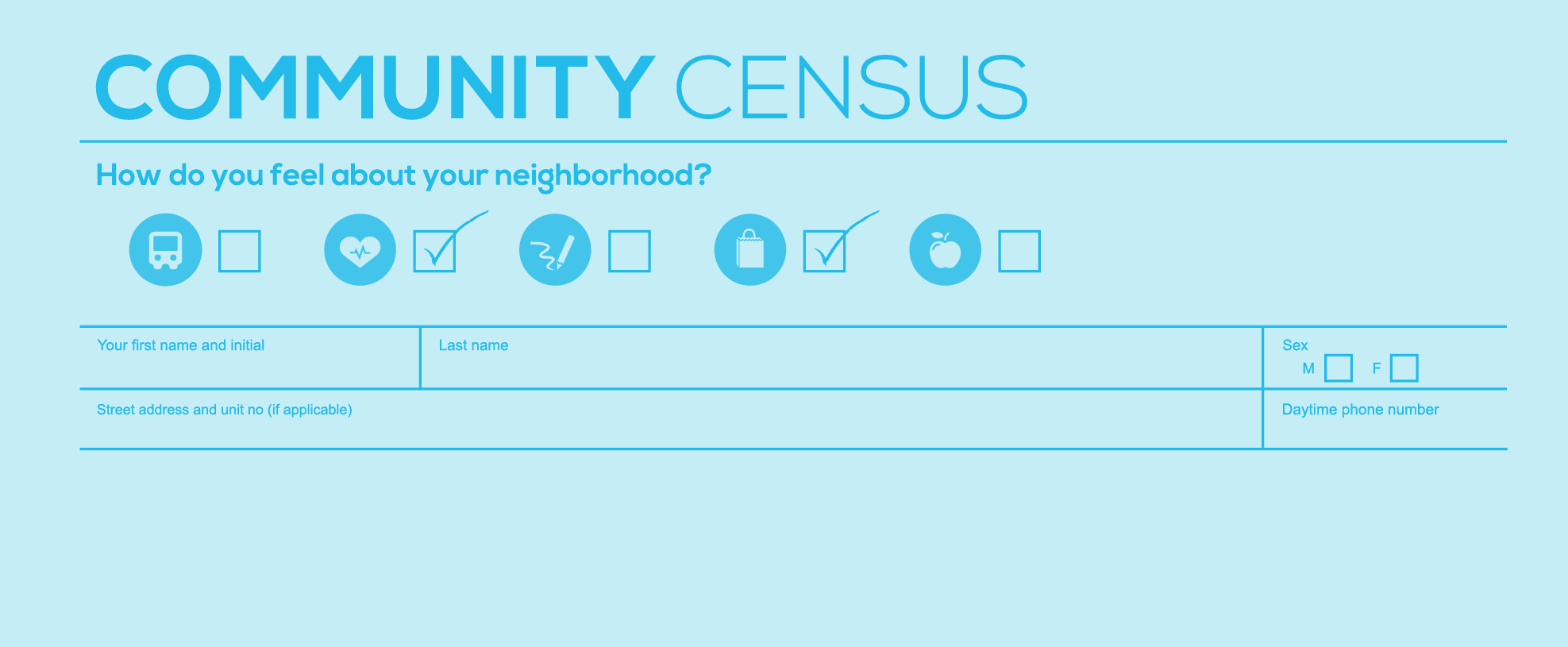 Community Census // Public Installation Launch - 3 x 3